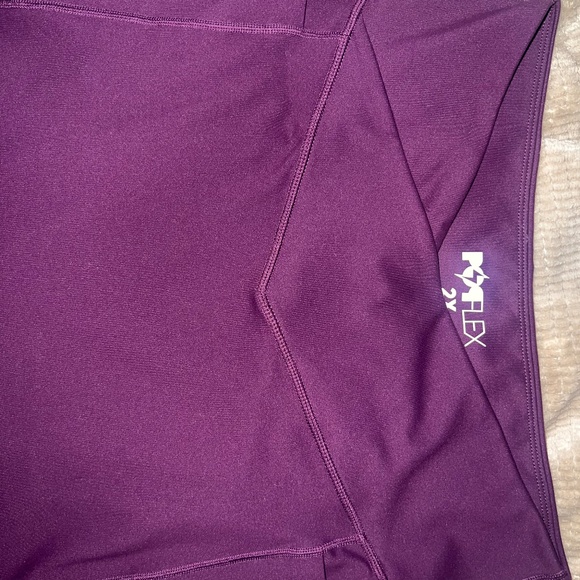 POPFLEX | Pants & Jumpsuits | Popflex Flare Legging In Plum | Poshmark